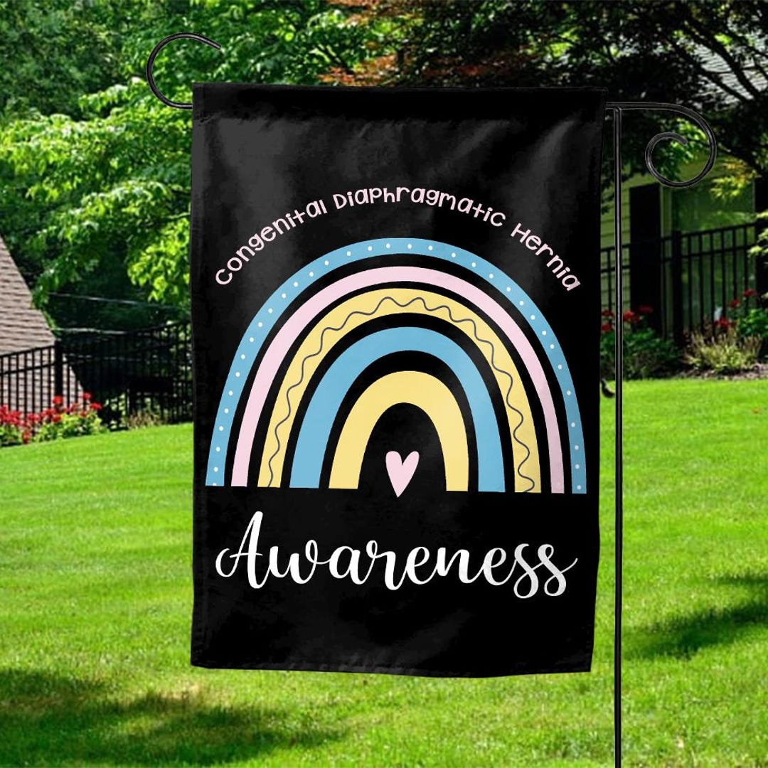 Congenital Diaphragmatic Hernia Awareness Garden Flag, CDH Awareness Flag UMXU16 - Etsy