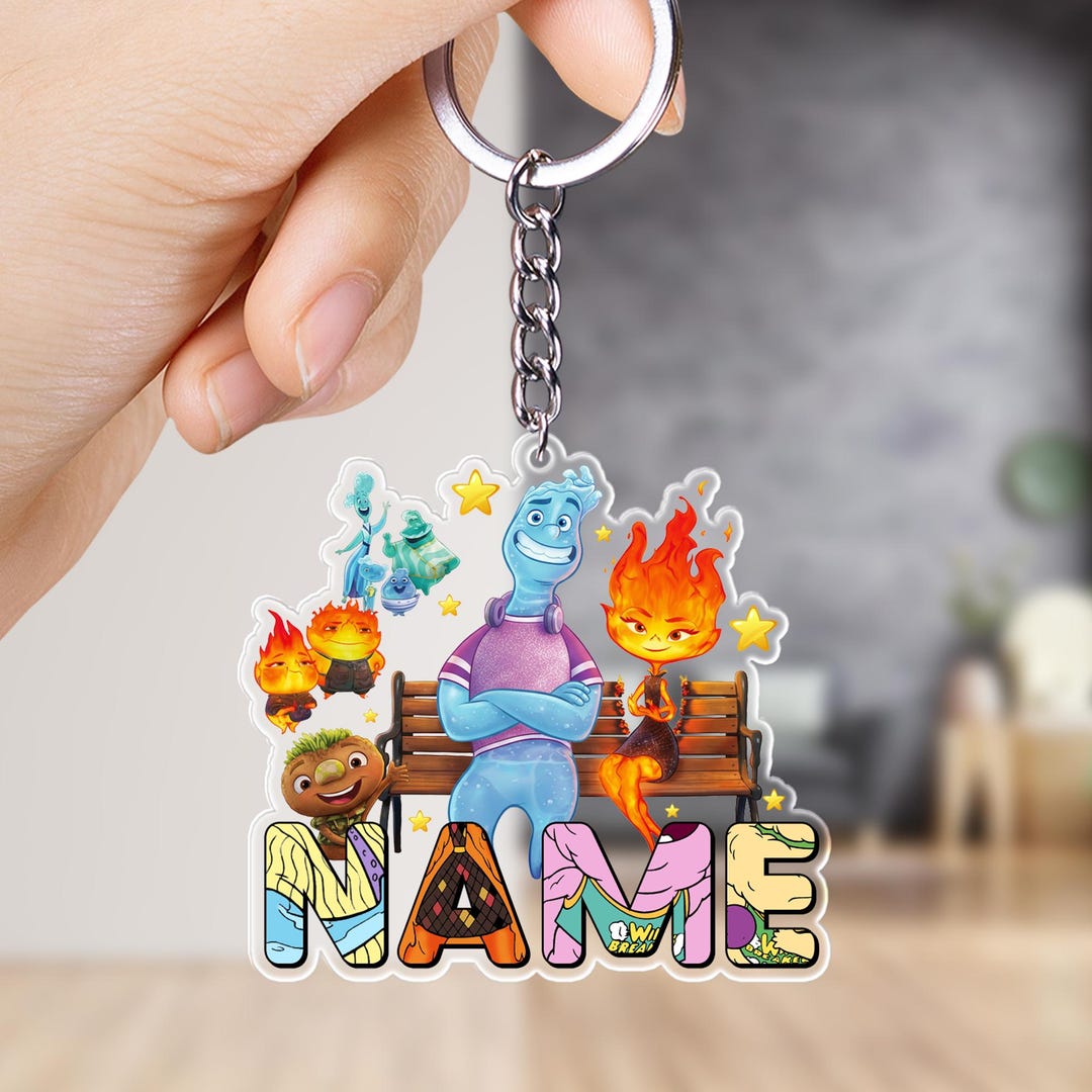 Custom Disney Elemental Ember Wade Ornament/disney Elemental Hologram ...