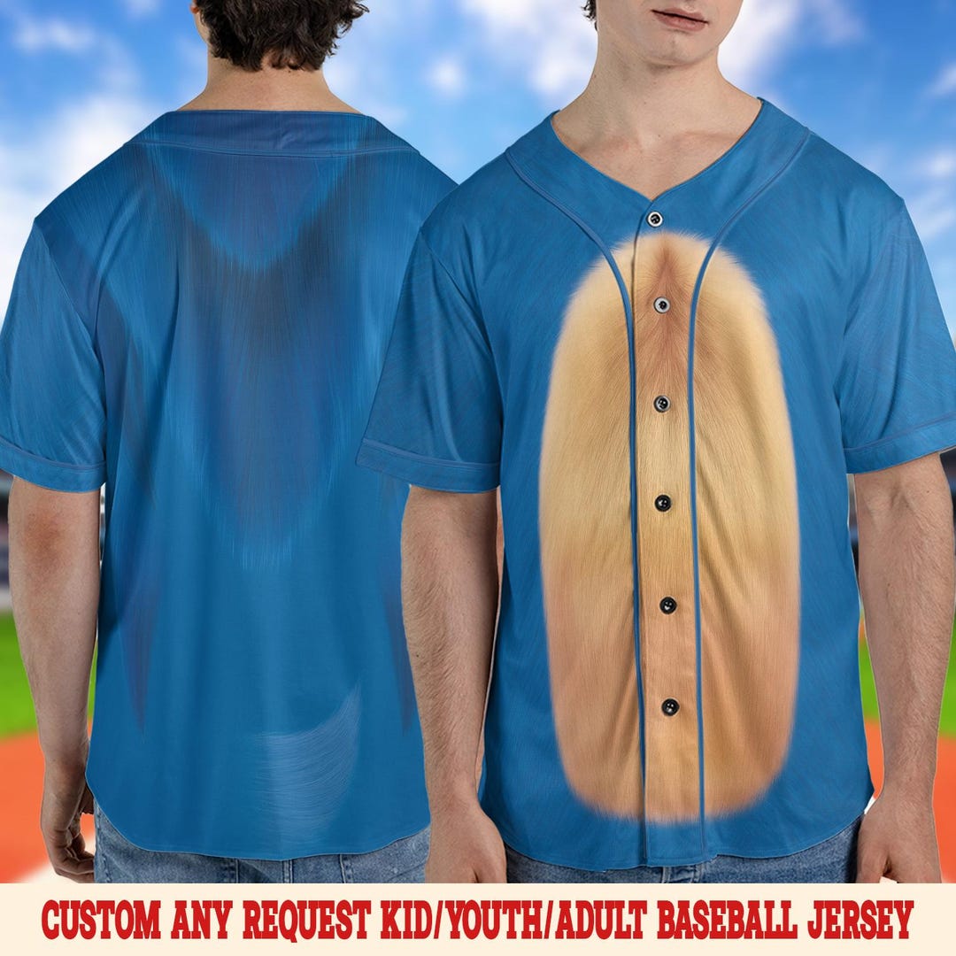 Sonic Hedgehog Shadow Cosplay Baseball Jersey/sonic Shadow Hedgehog ...