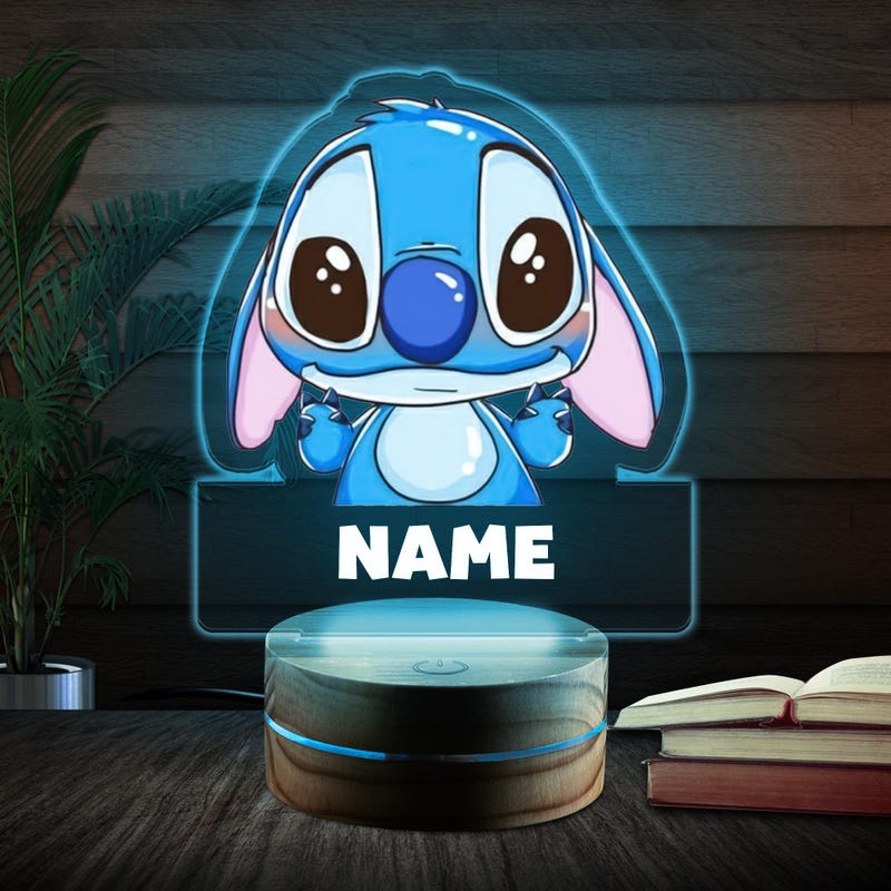 Stitch Night Light - Etsy