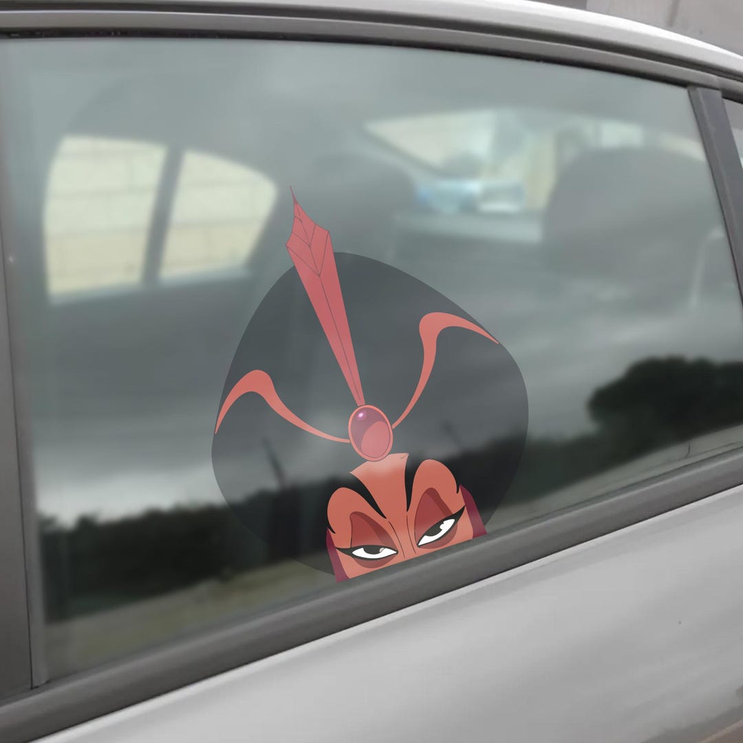 Disney Villains Peekaboo Peeker Peeking Car Window Decal - Bumper ...