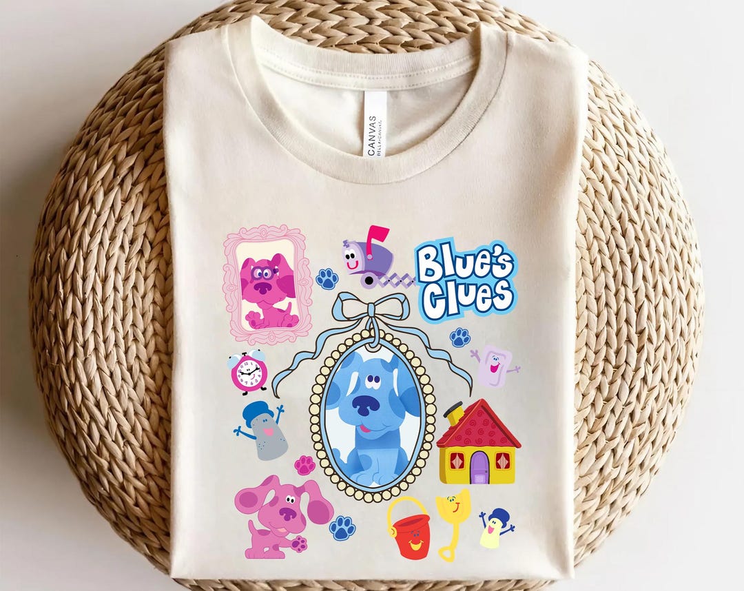 Bow Blues Clues Shirt, Blue Dog Birthday Boy Shirt, Blues Clues ...