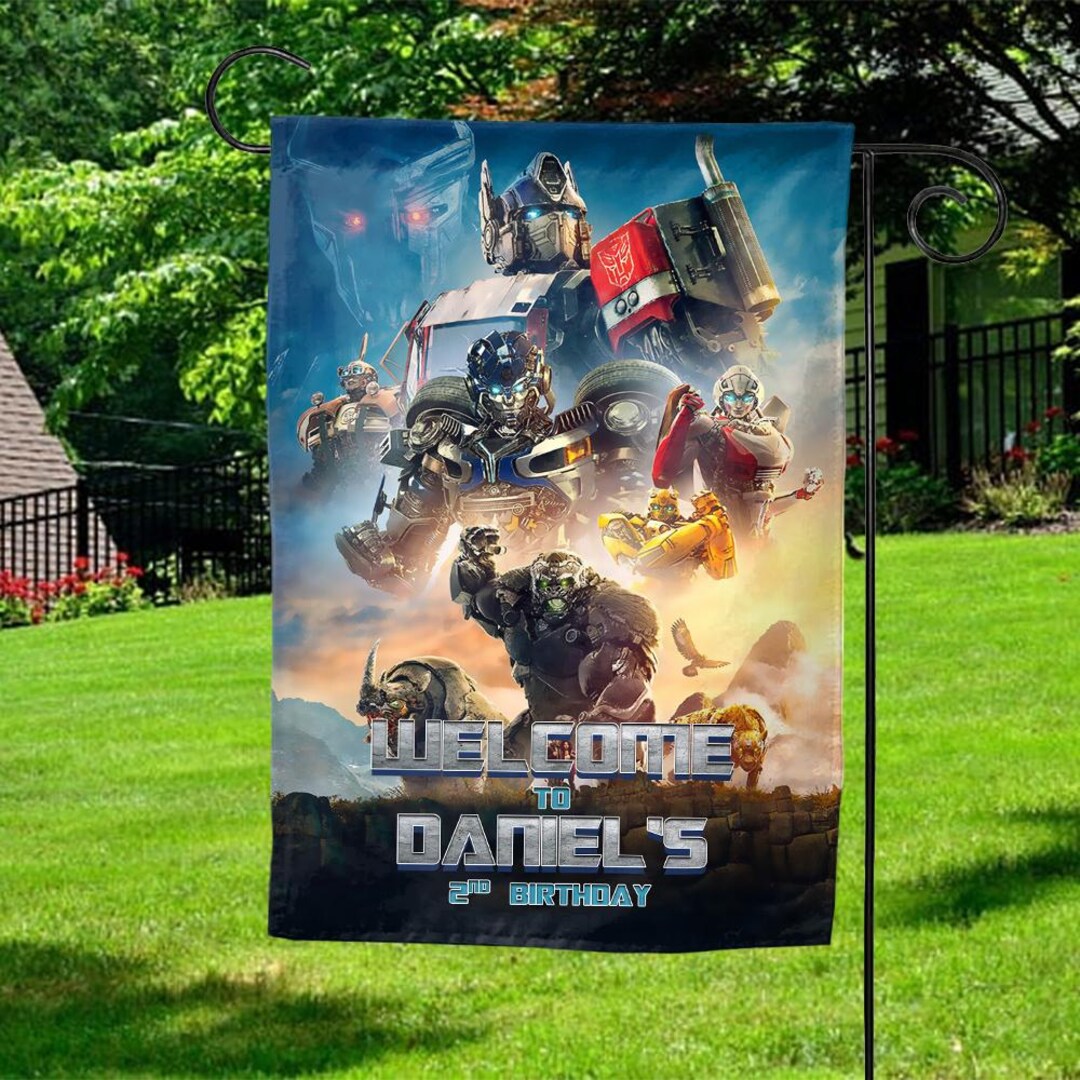 Welcome to the Robot Revolution: Handcrafted Transformer Welcome Sign ...