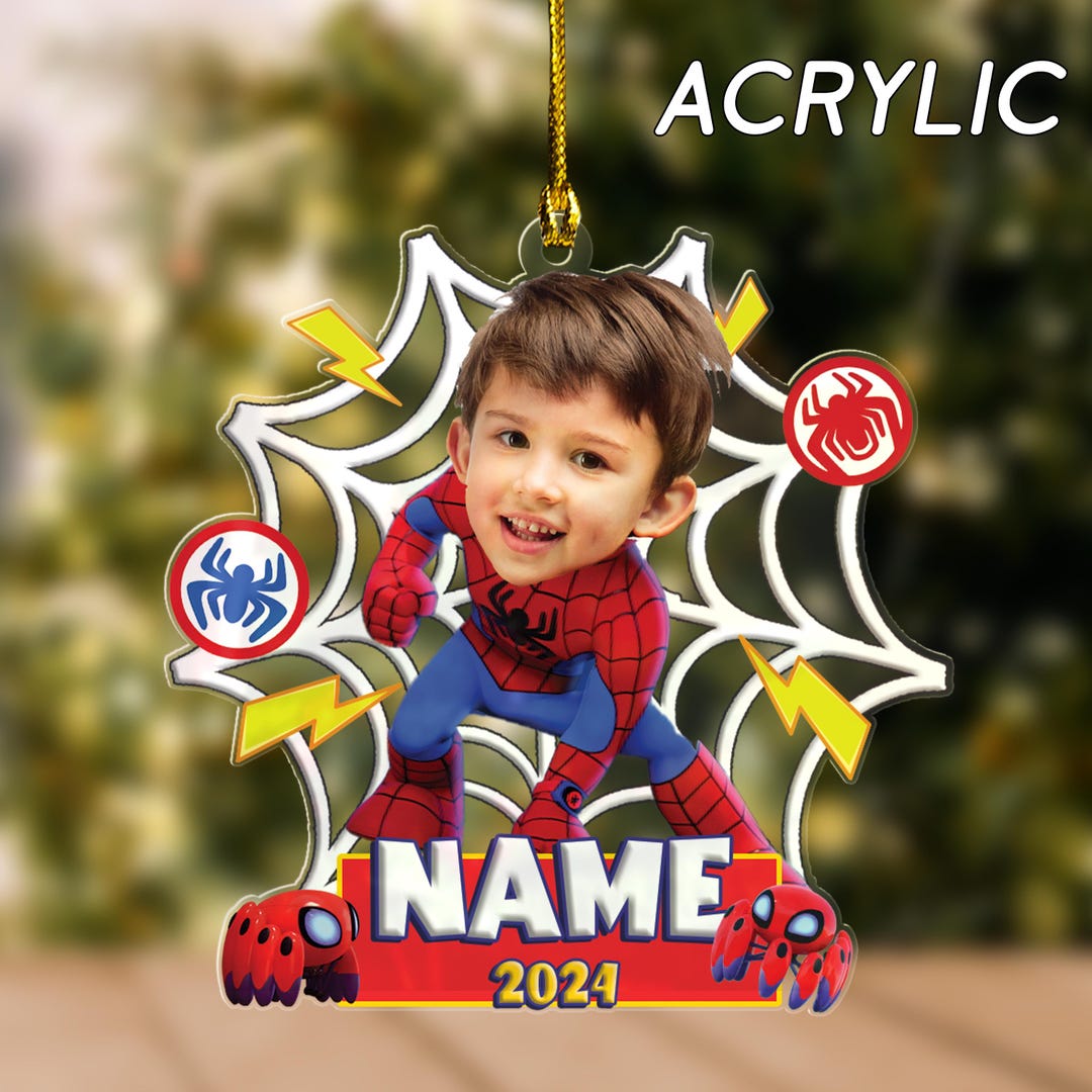 Personalized Spidey and His Amazing Friends Christmas Lights Ornament ...
