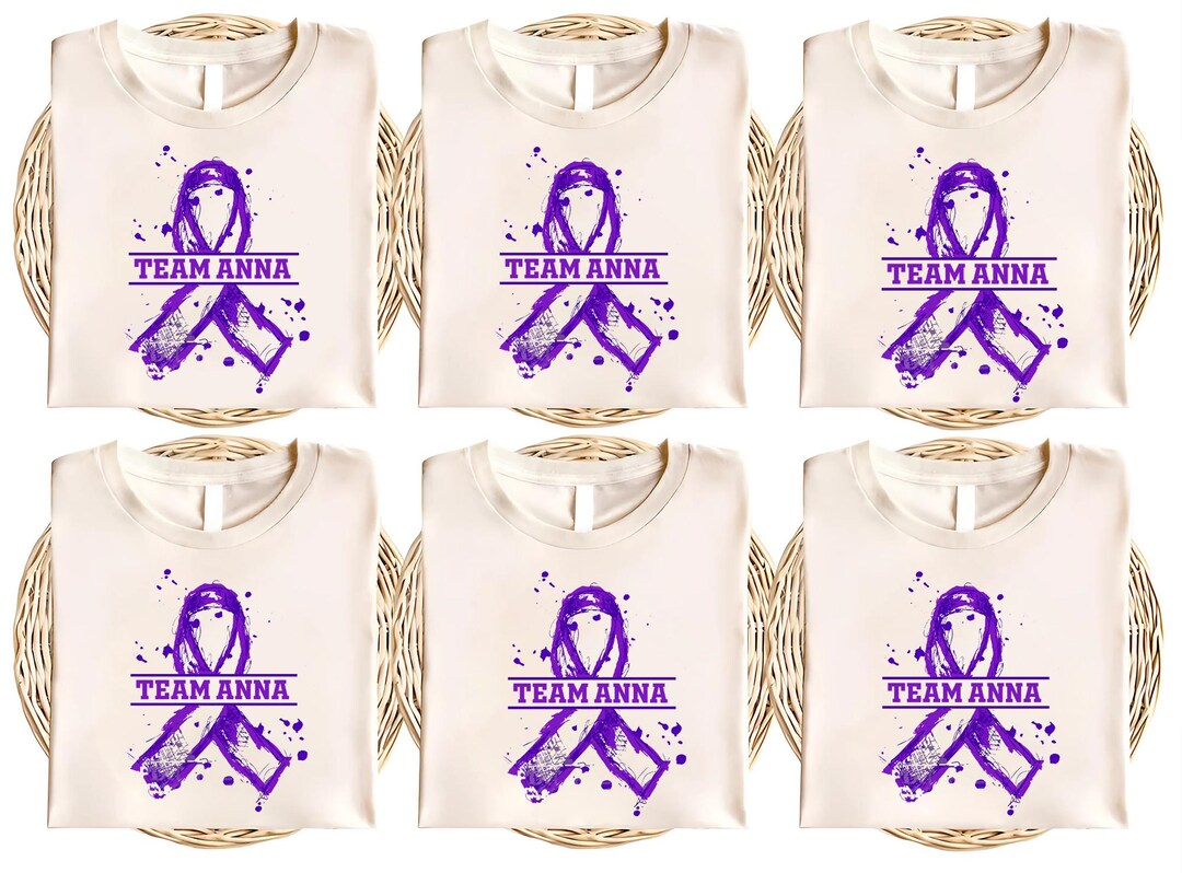 Cystic Fibrosis Awareness Support Squad T-shirt, Purple Ribbon Team Tee ...