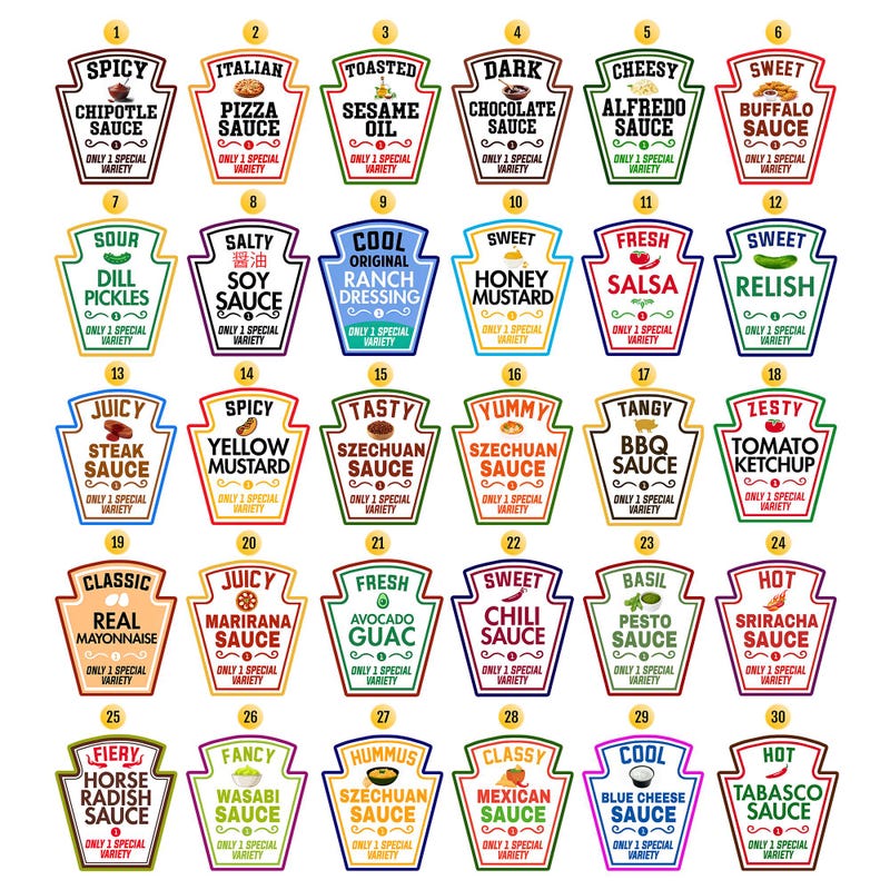 Condiment Shirt - Etsy