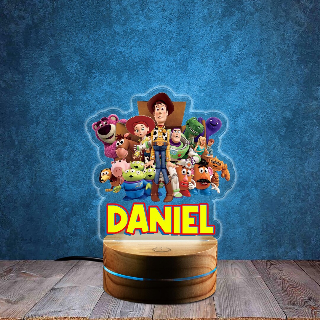 Toy Story Night Light /toy Story Customized Night Light/personalized ...