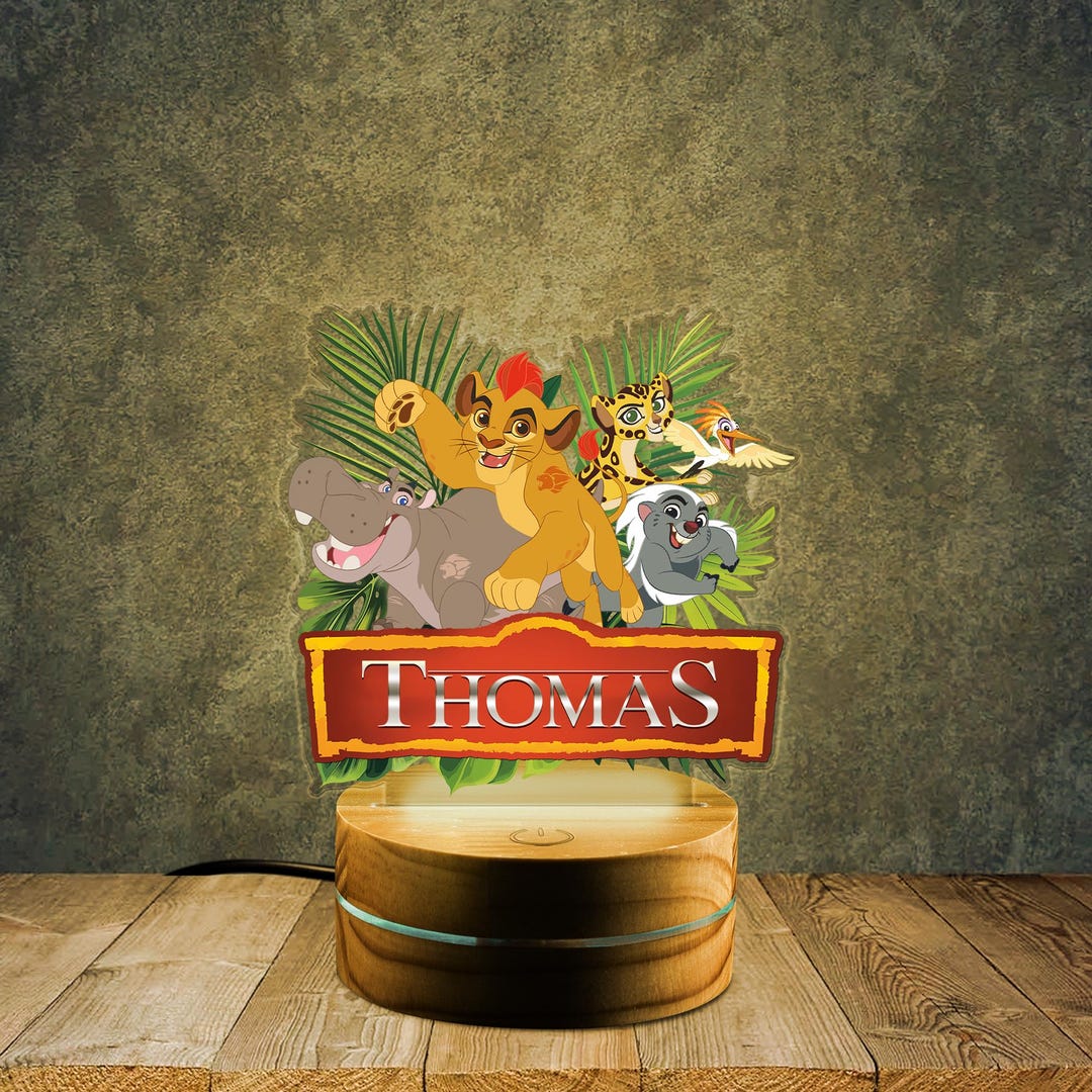 Personalized the Lion Guard Night Light/the Lion Guard Night Light/the ...