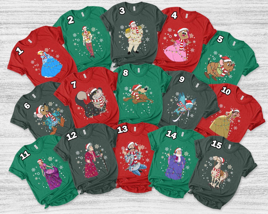 Cinderella Christmas Shirt, Disney Best Day Ever Xmas, Gus Gus Jad ...