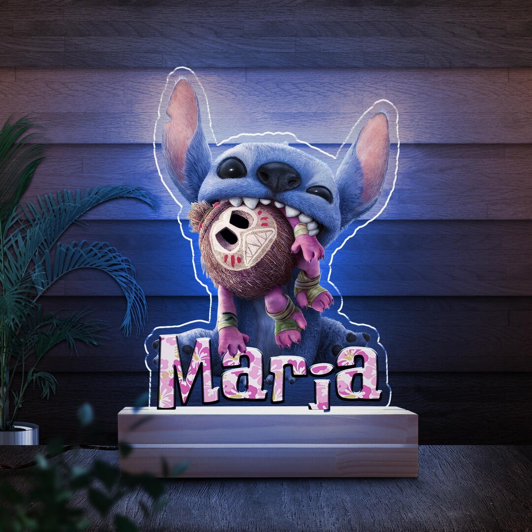 Stitch Night Light, Lilo and Stitch LED Lamp, 2025 Movie Inspired ...