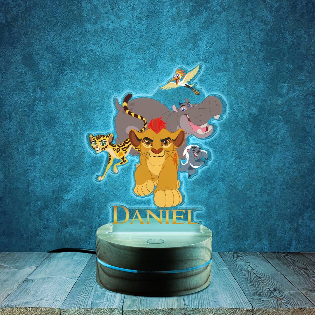Personalized the Lion Guard Night Light/the Lion Guard Night Light/the ...
