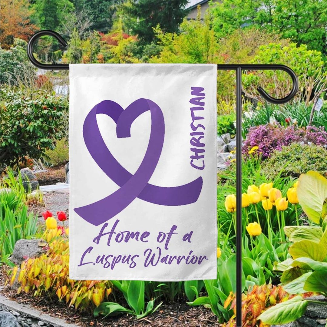 Lupus Awareness Garden Flag, Welcome Flag, Awareness Decorative House ...