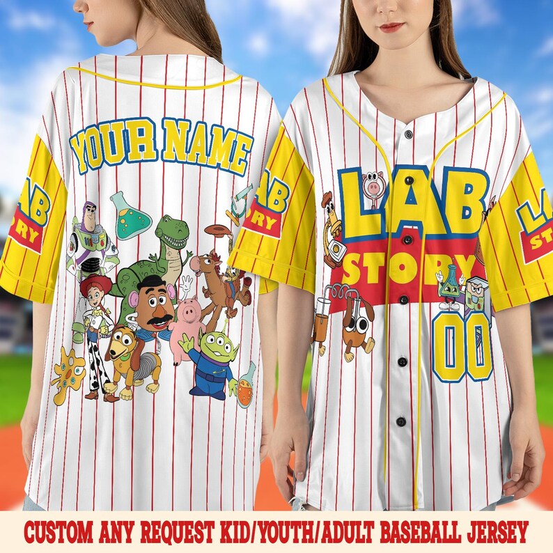 Lab Week 2026 Toy Story Jersey, Funny Lab Tech Baseball Jersey, Medical ...