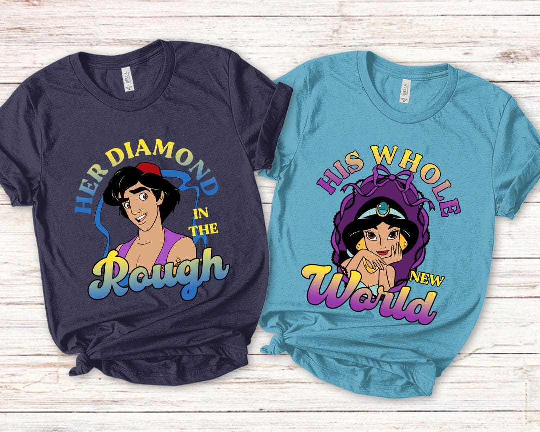 Aladdin Her Diamond in the Rough and Jasmine His Whole New World ...