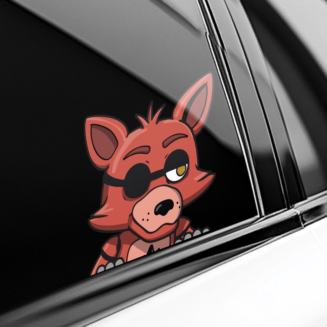 Bonnie Toy Chica Foxy Springtrap Style Peeker Peeking Car Window Decals ...