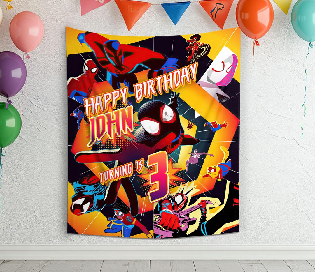 Spidey and His Amazing Friends Birthday Banner, Spidey Personalized ...