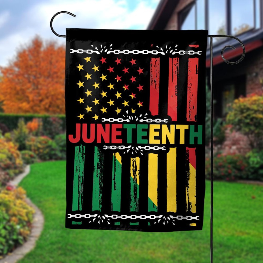 Double Sided Juneteenth Flag, African Black History Flags Banner With ...