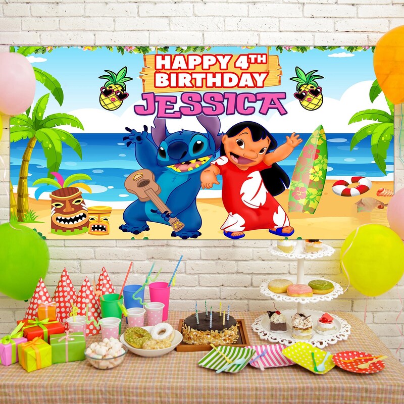 Lilo Stitch Banner - Etsy