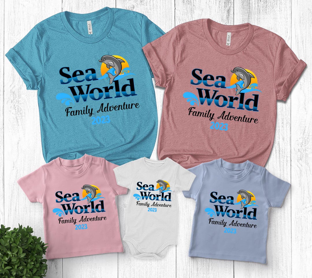 Sea World Family Trip 2024 Shirt, Sea World Family Matching Shirts, Sea ...