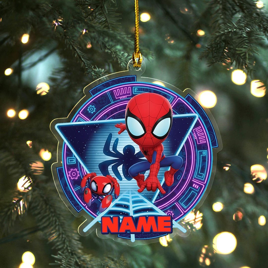 Personalized Spidey and His Amazing Friends Cutout Ornament/spidey ...