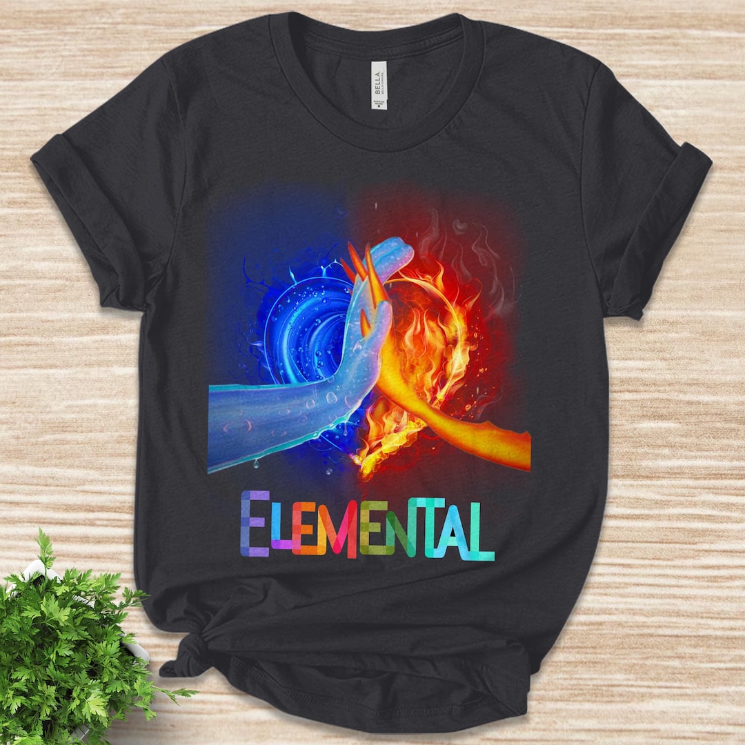 Disney Elemental Heart Shirt, Elemental Fireboy & Watergirl Ember and ...