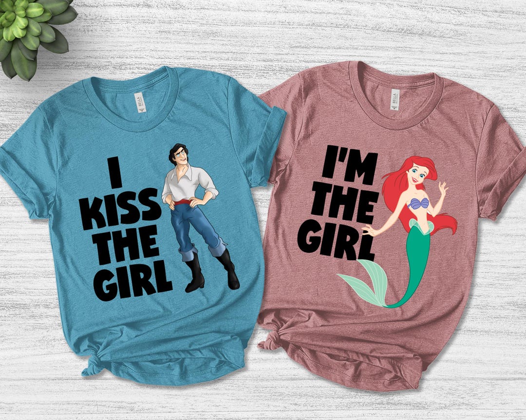 Ariel and Prince Eric Shirt Princess Ariel Little Mermaid Shirt Ariel ...