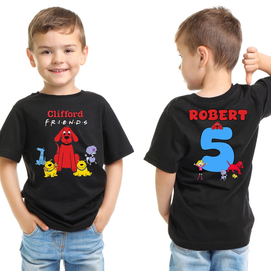 Clifford the Big Red Dog Family Birthday Shirt/red Dog Birthday Shirt ...