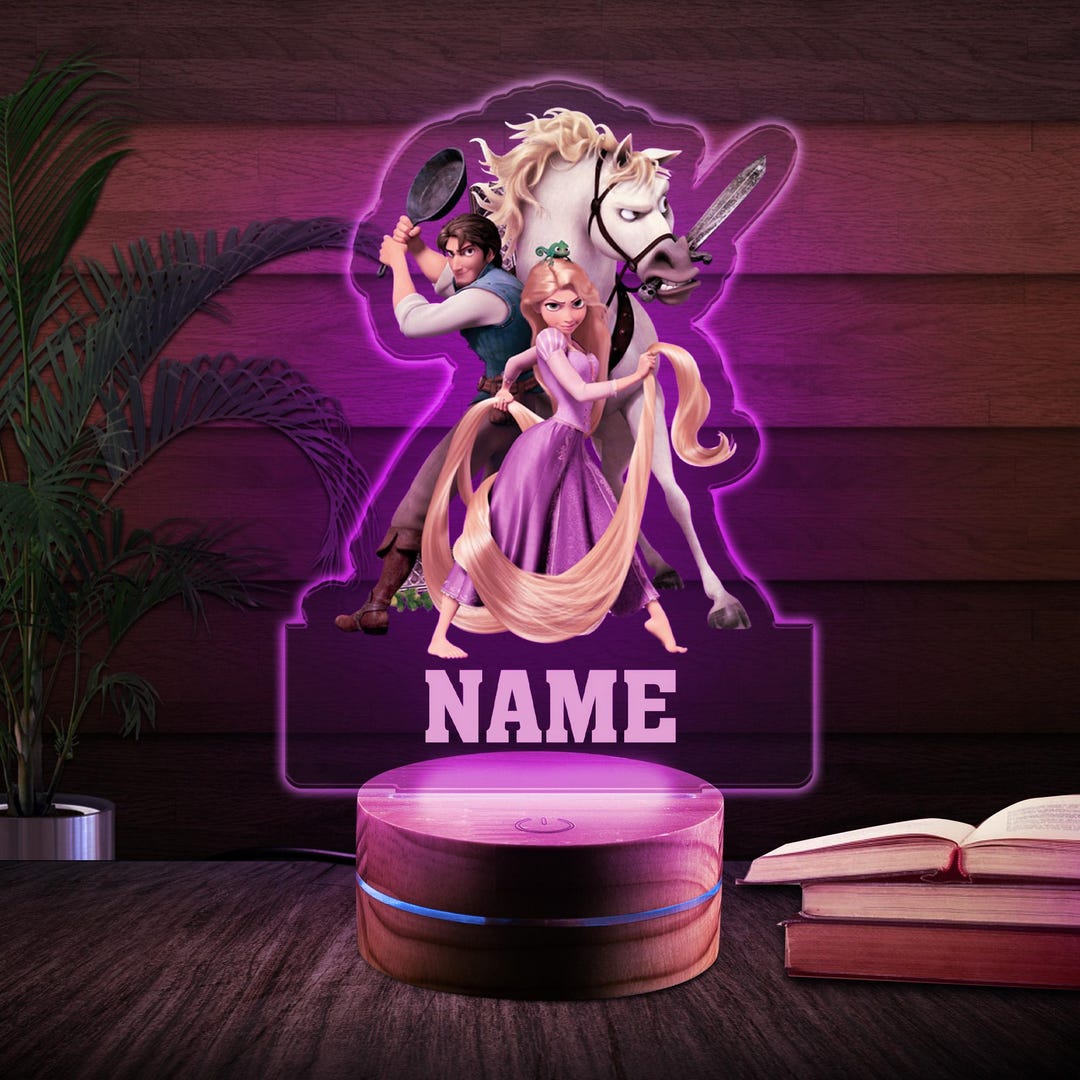 Personalised Rapunzel Tangled Night Light, Great Birthdays Gift ...