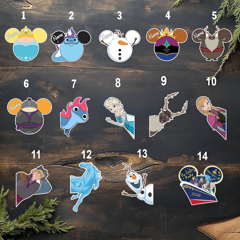 Personalized All Character Inside Out 2 Disney Cruise Magnet,joy ...