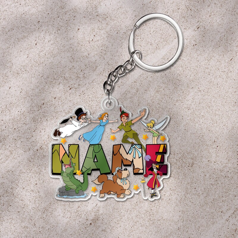 Peter Pan Key Chain - Etsy