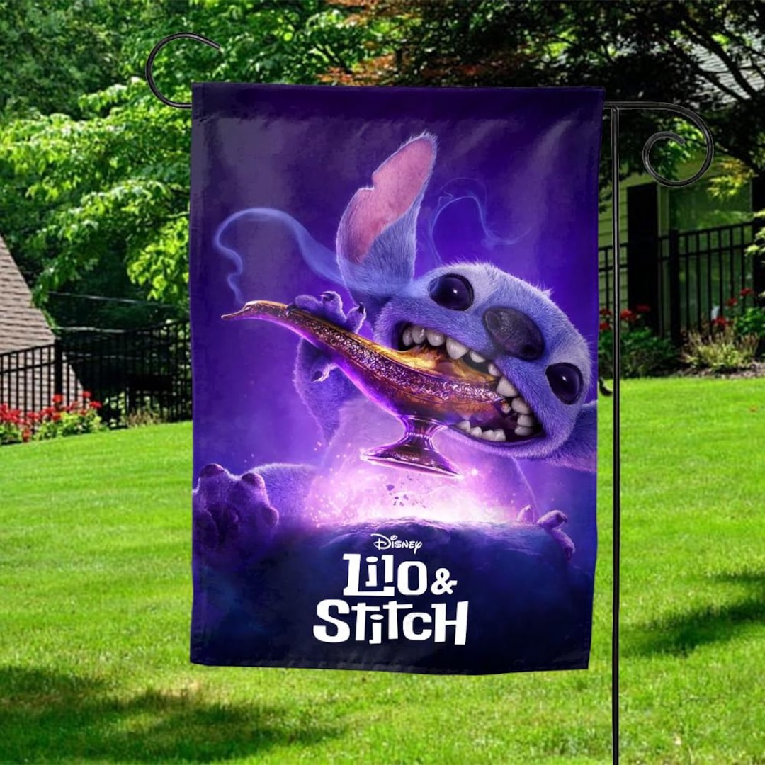 Lilo and Stitch 2025 Flag/disney's Lilo and Stitch Ohana Welcome Flag ...