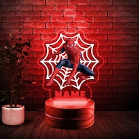 Personalized Superhero LED Lamp/night Light / Nursery Light - Etsy