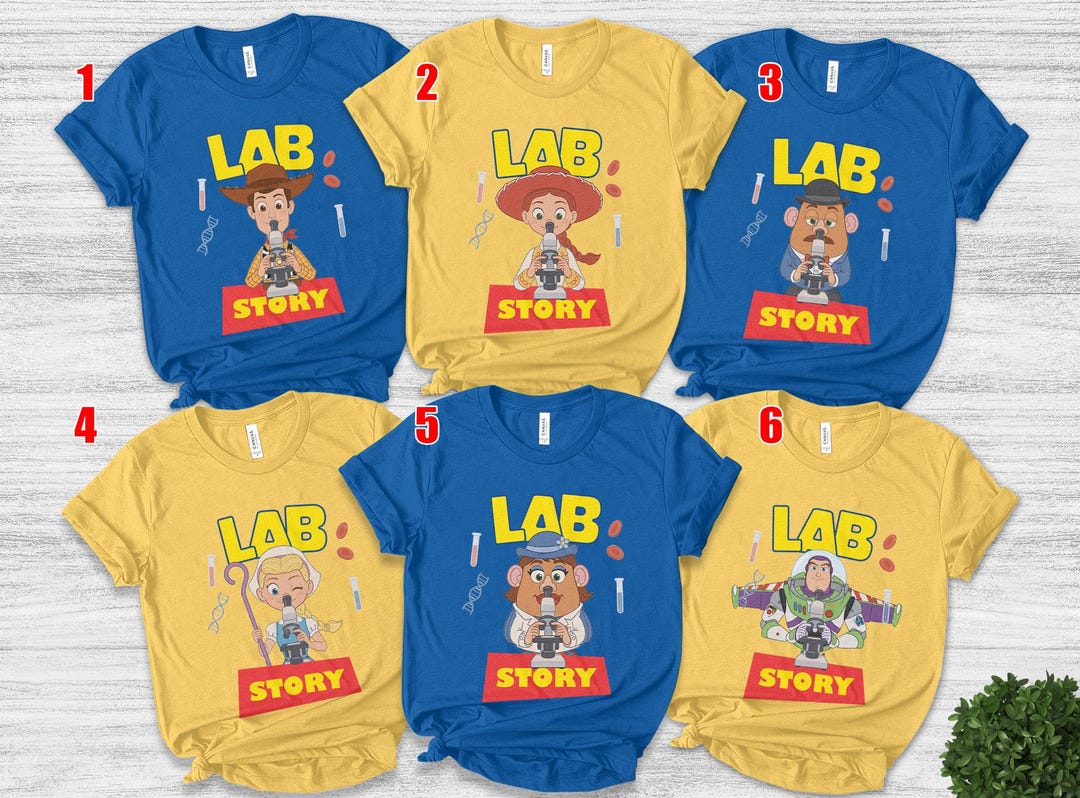 Lab Week 2026 Toy Story Shirt, Lab Story Science Team Tee, Funny Lab ...