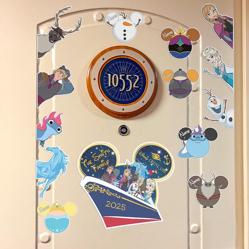 Personalized All Character Inside Out 2 Disney Cruise Magnet,joy ...