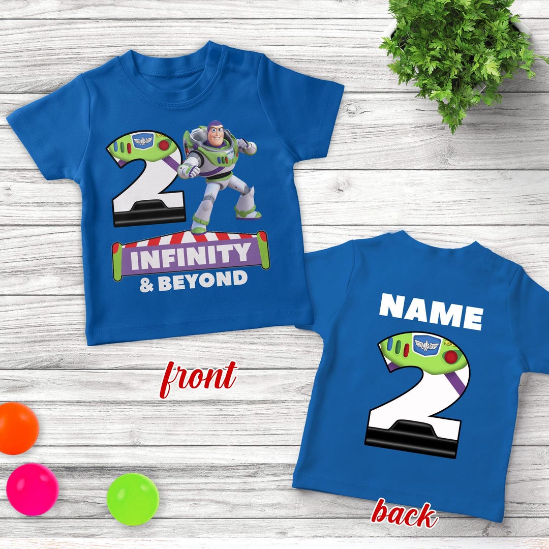 Two Infinity and Beyond Shirt/toy Story Birthday Shirt/woody Birthday ...