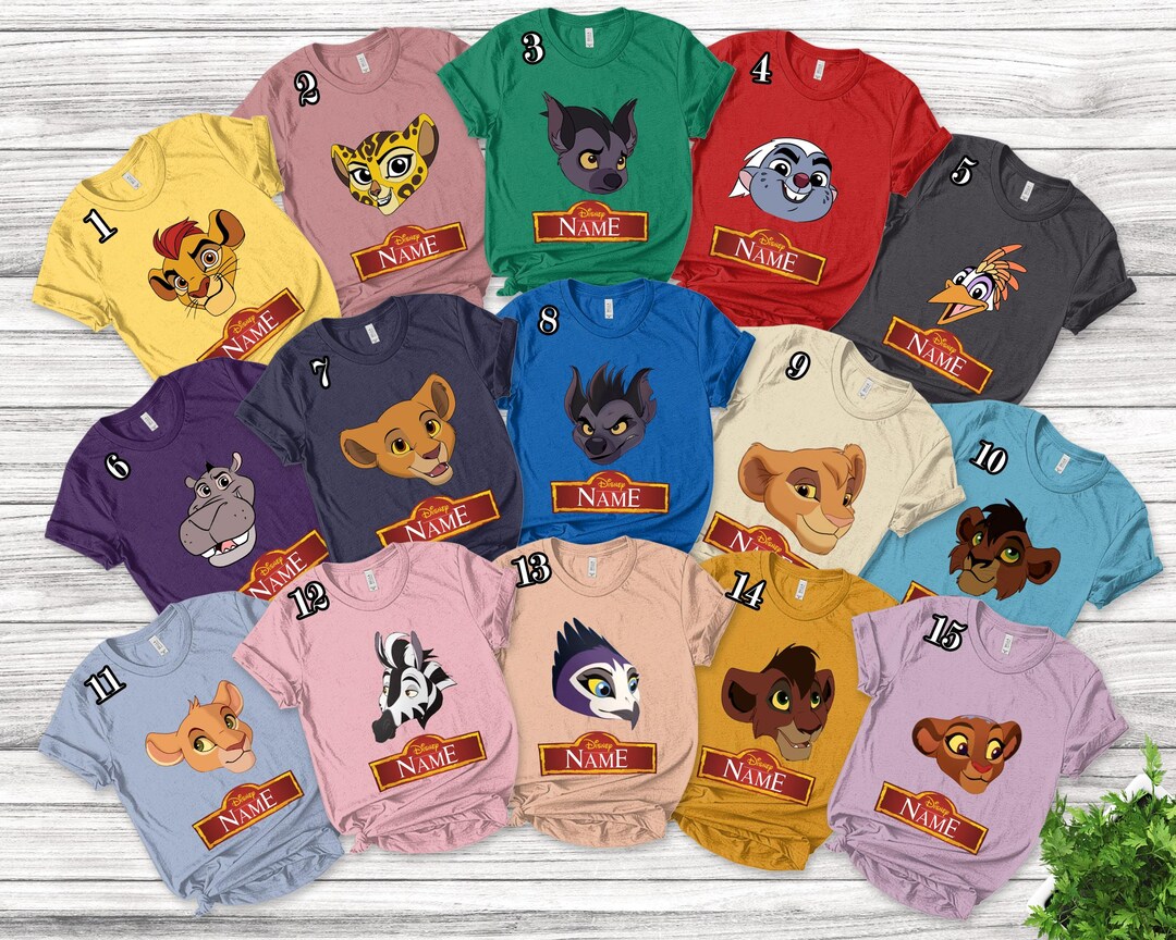 The Lion Guard Birthday Shirt/lion Guard Birthday Family Shirt/lion ...