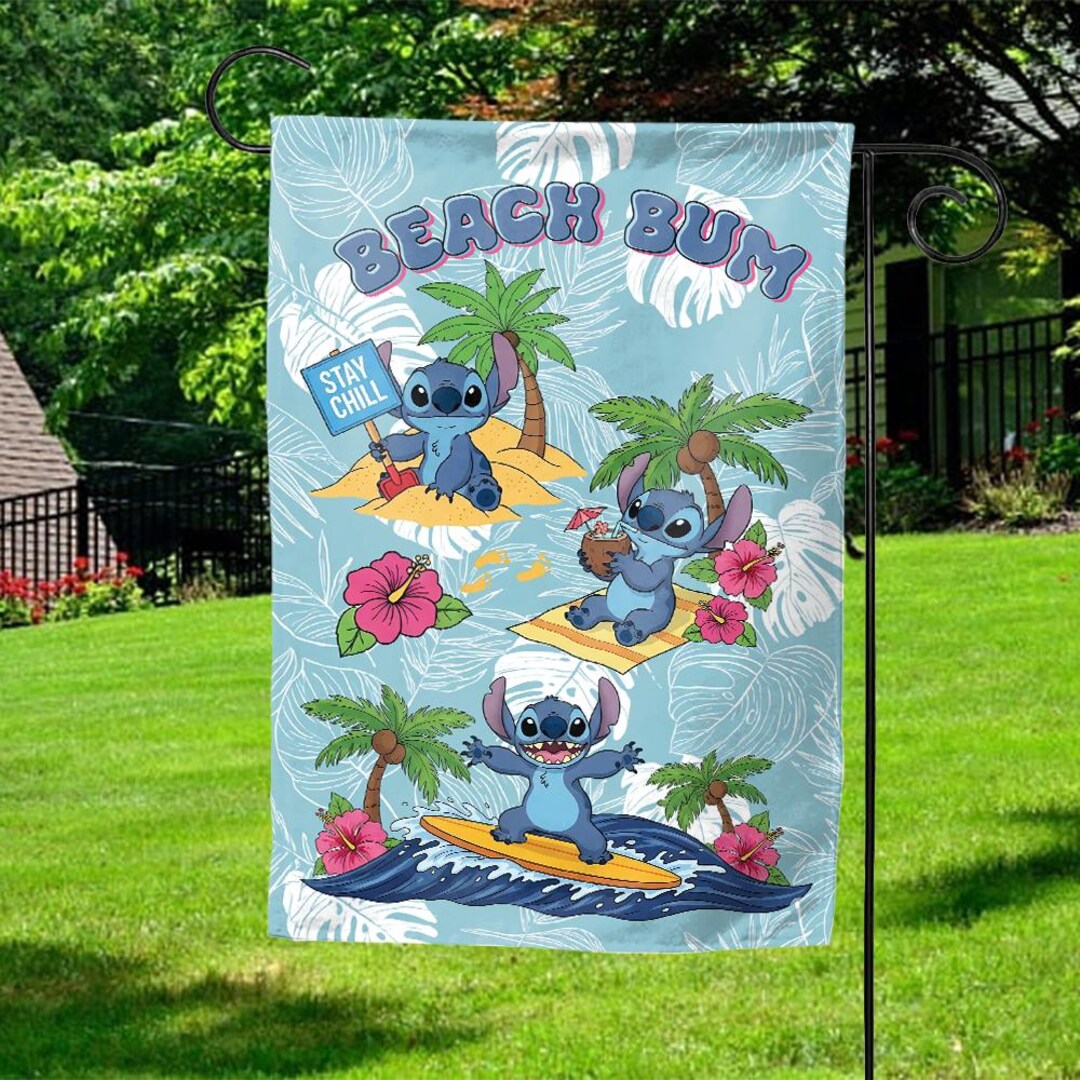 Lilo and Stitch 2025 Flag/disney's Lilo and Stitch Ohana Welcome Flag ...