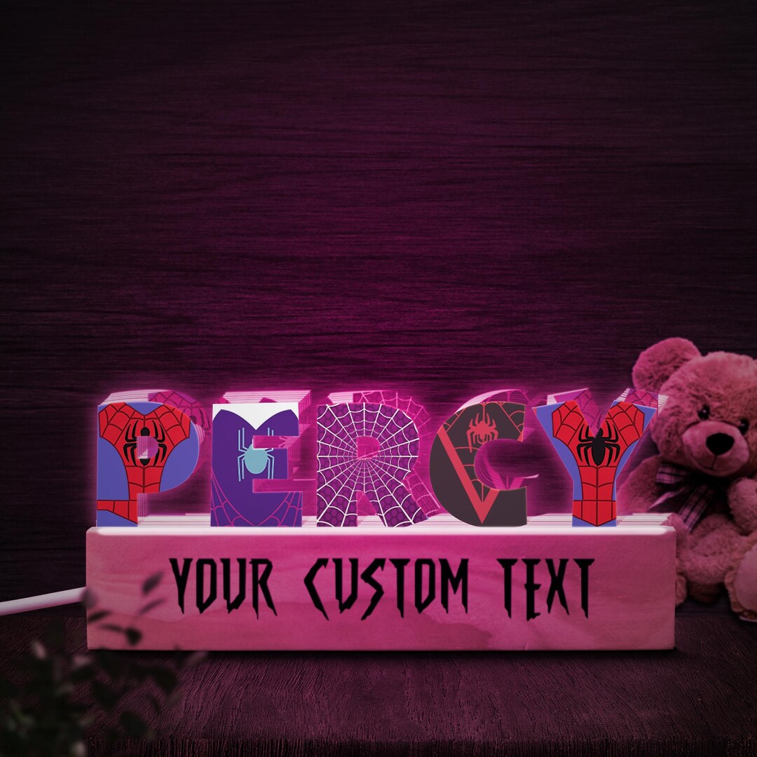 Personalized Disney Spidey and His Amazing Friends Name Night Light ...