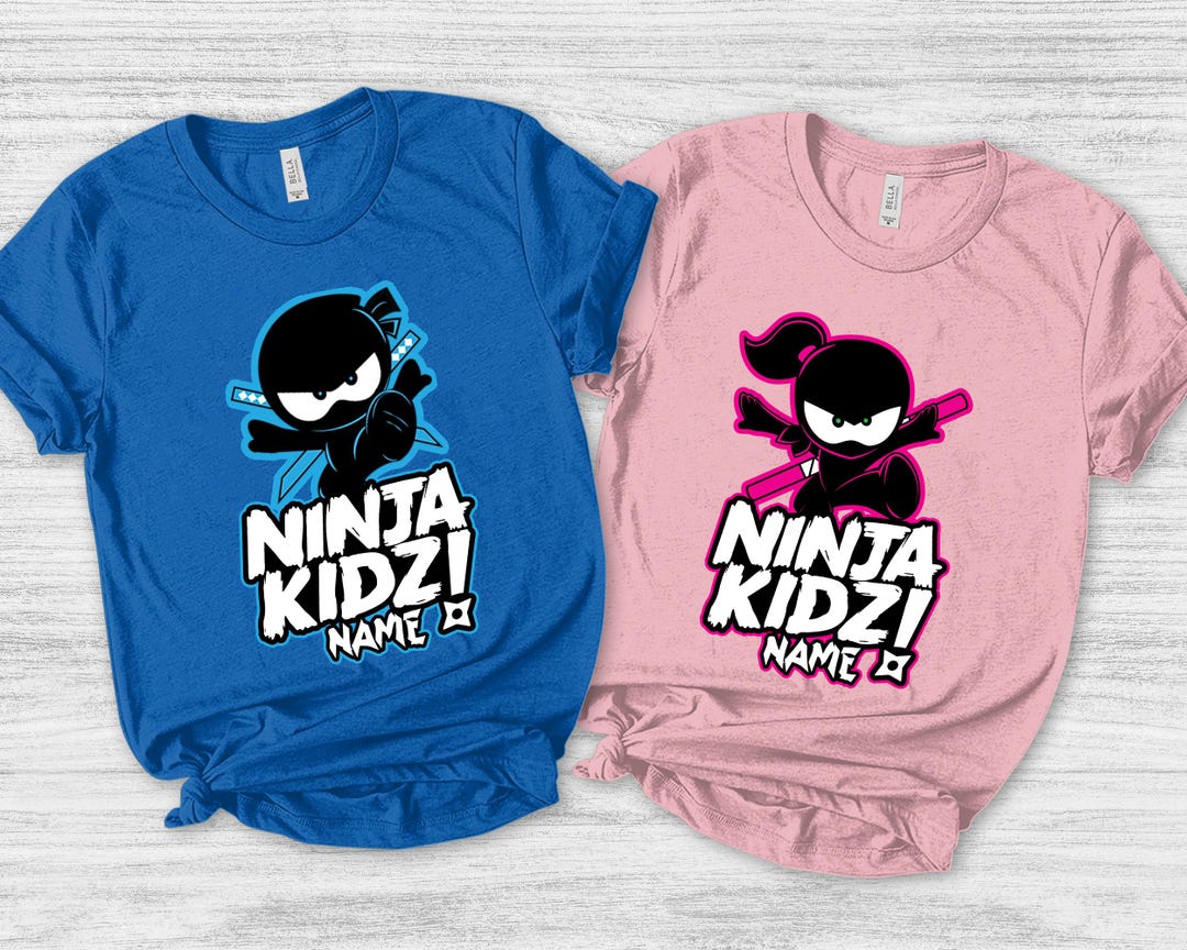 Ninja Kidz Birthday Shirt/ninja Family Birthday Shirts/personalized ...