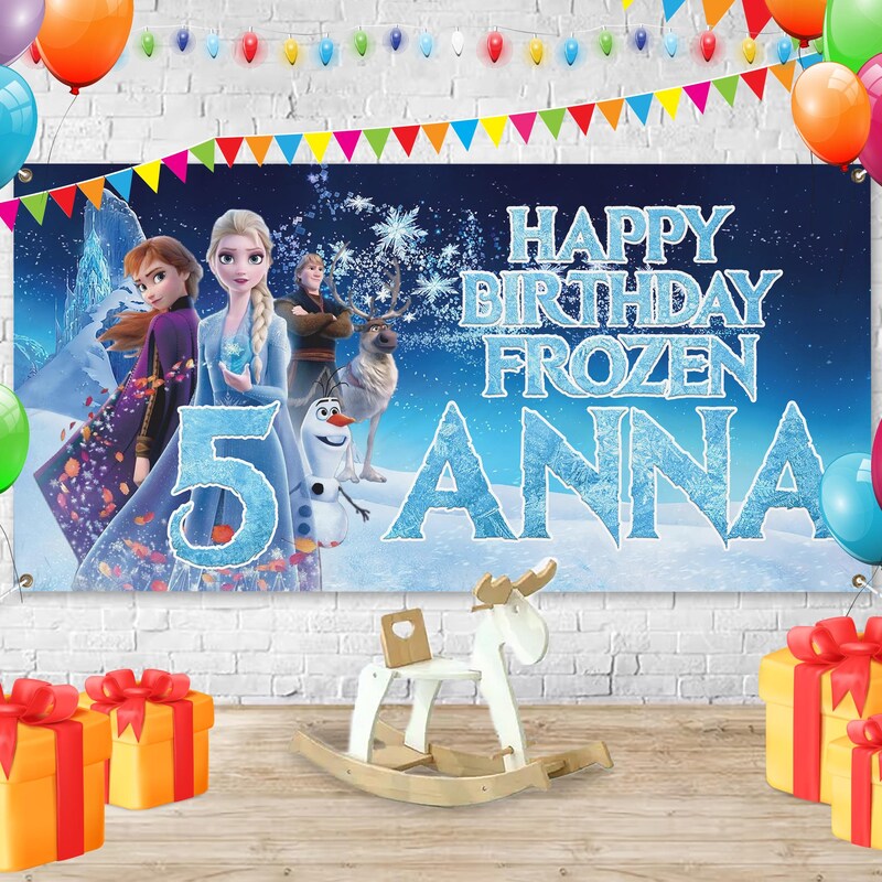 Frozen Banner - Etsy