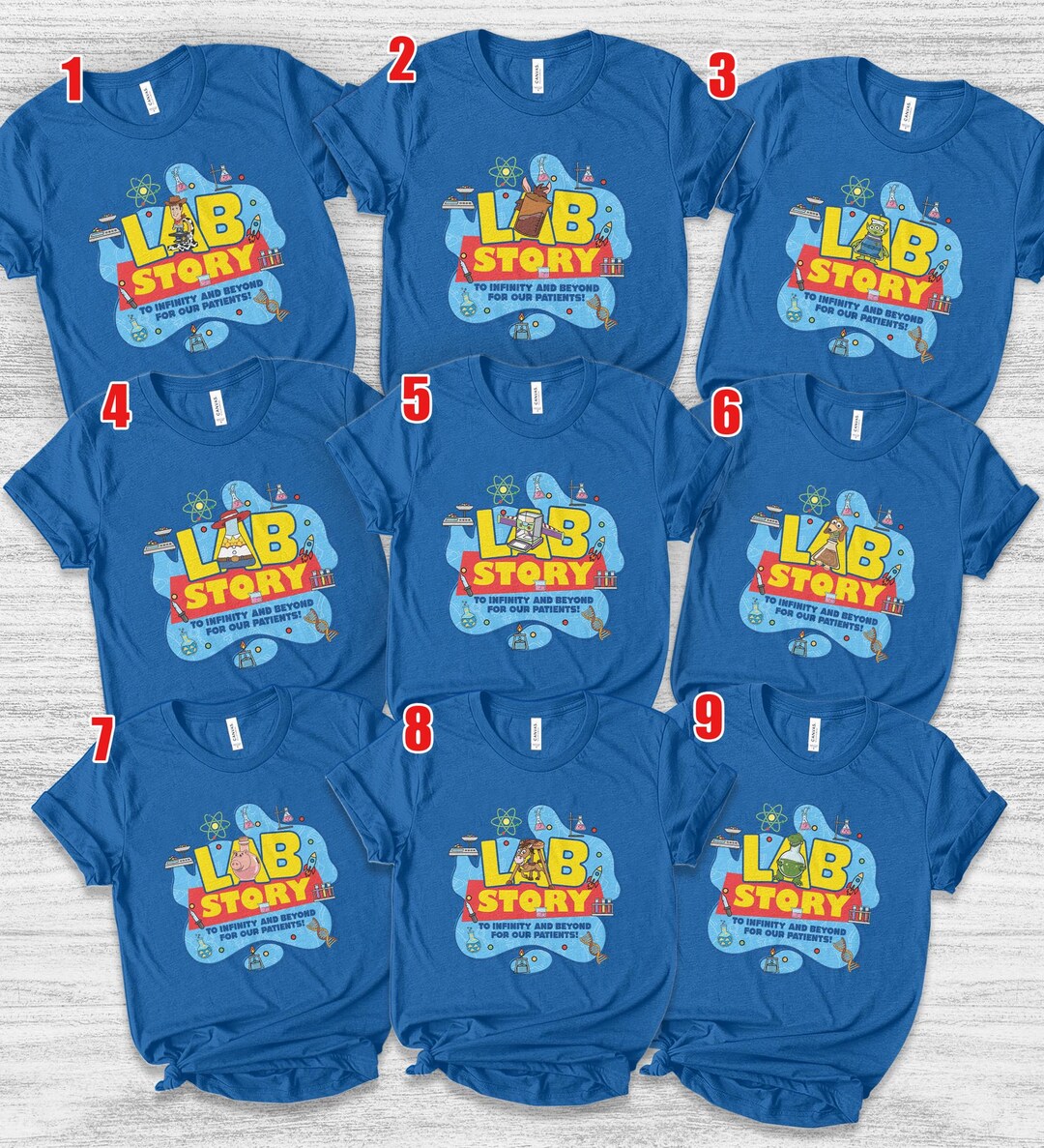 Lab Week 2026 Toy Story Shirt, Lab Story Science Team Tee, Funny Lab ...