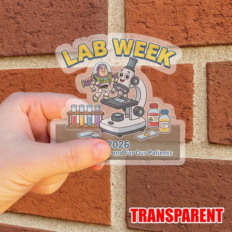 Lab Story Sticker, Lab Week 2026 Funny Vinyl, Toy Story Science Decal ...