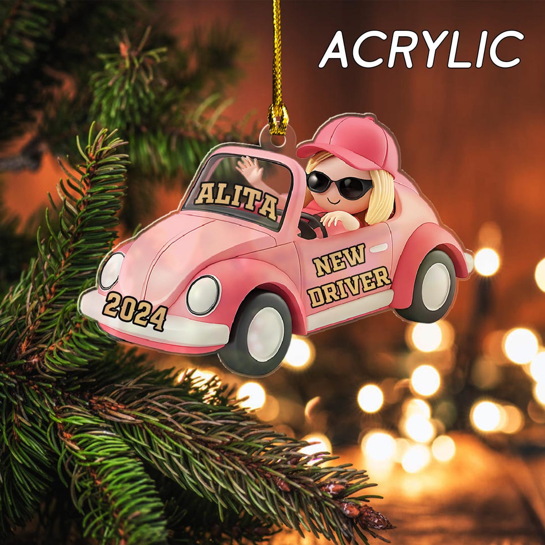 Driver Personalized New Driver Ornament With New Car My First Car ...