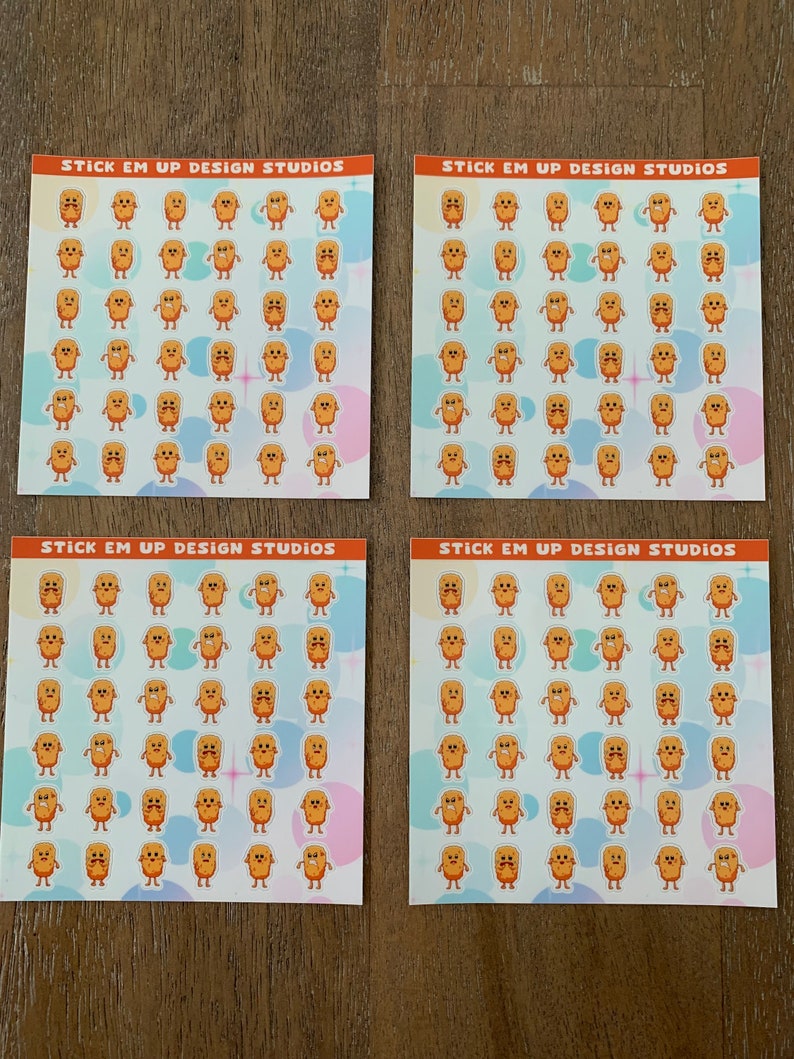 Feelings Sticker Sheet, Emotions Sticker Sheet, Cute Sticker Sheet ...