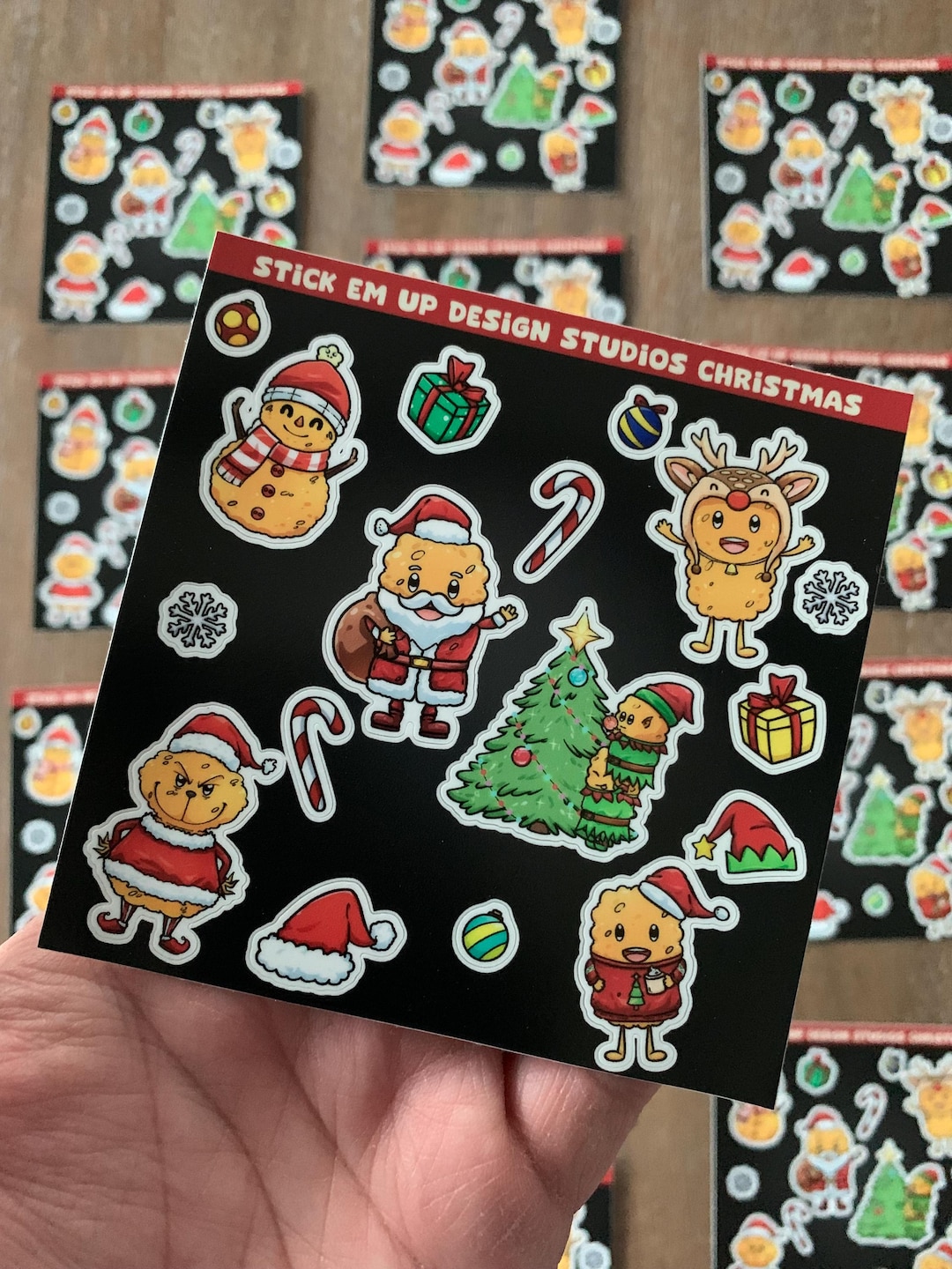 Christmas Sticker Sheet, Holiday Sticker Sheet, Cute Sticker Sheet ...