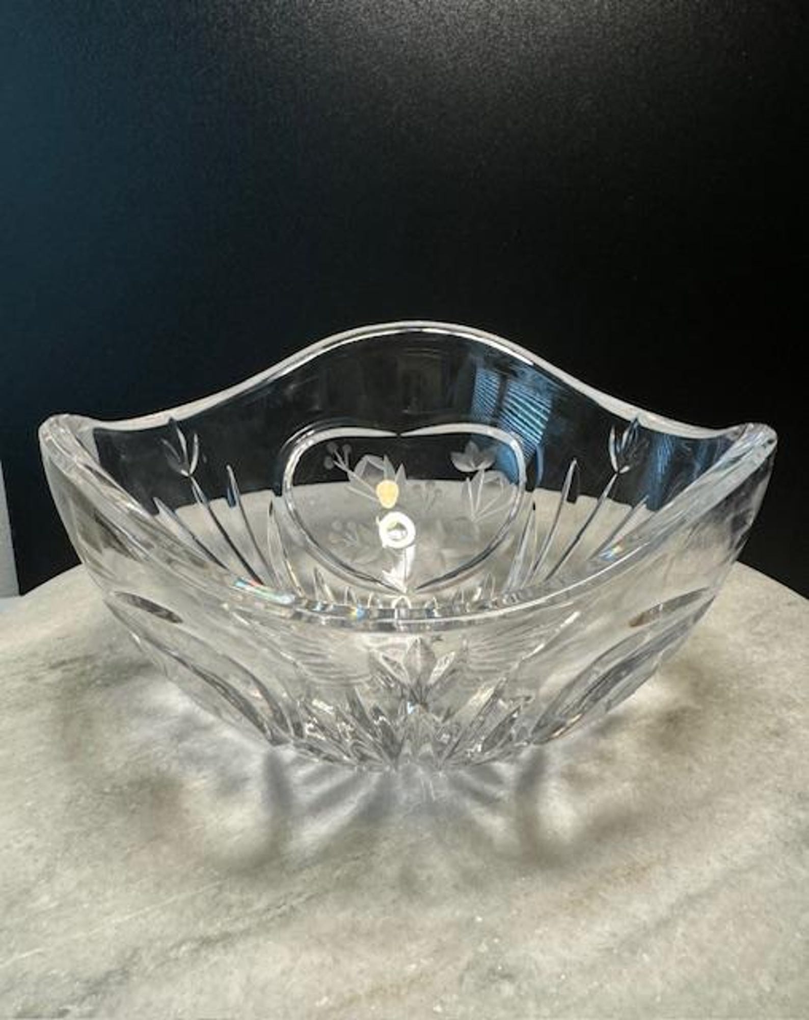 Mikasa Crystal Bowl - Small Vintage - Etsy
