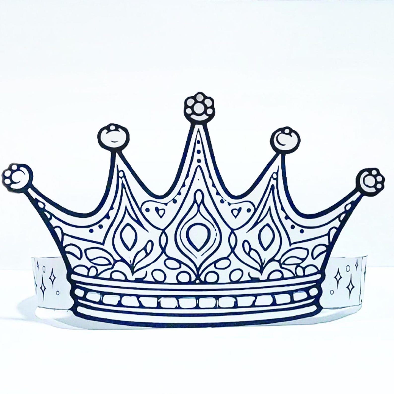 CROWN TO COLOR - Etsy