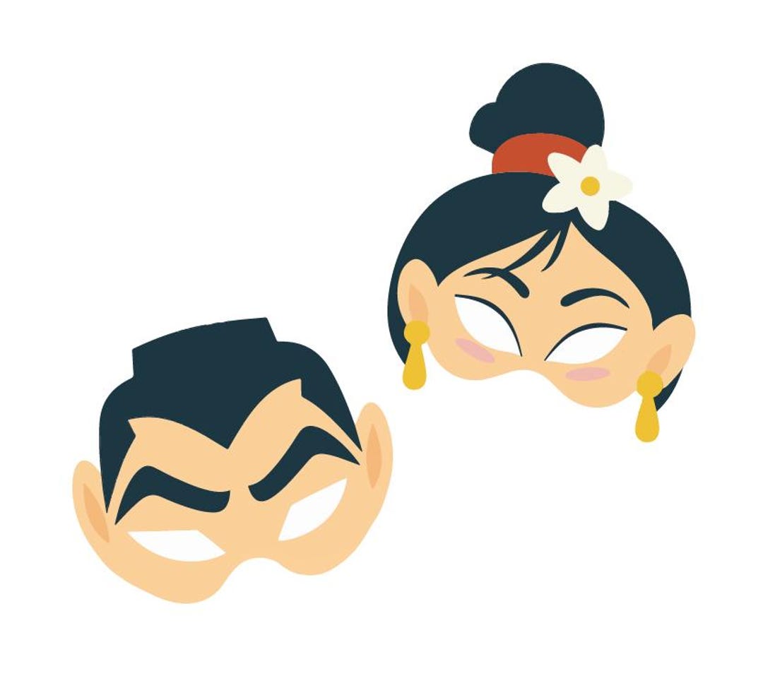 Chinese Warriors - Printable Movie Masks for Kids and Adults - Etsy