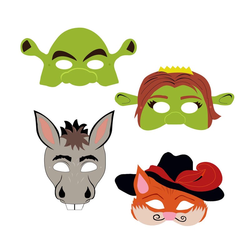 Shrek Mask - Etsy