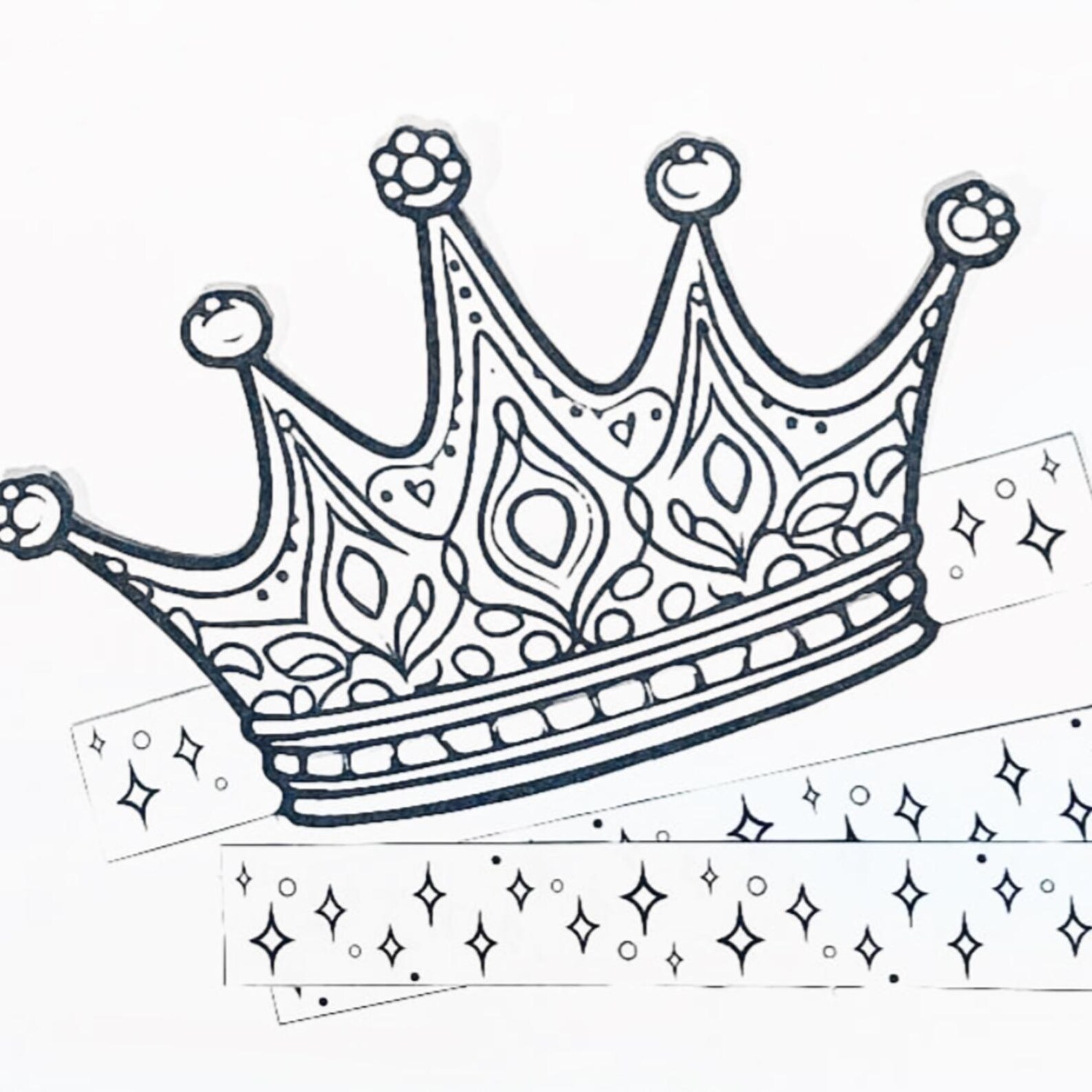 CROWN TO COLOR - Etsy